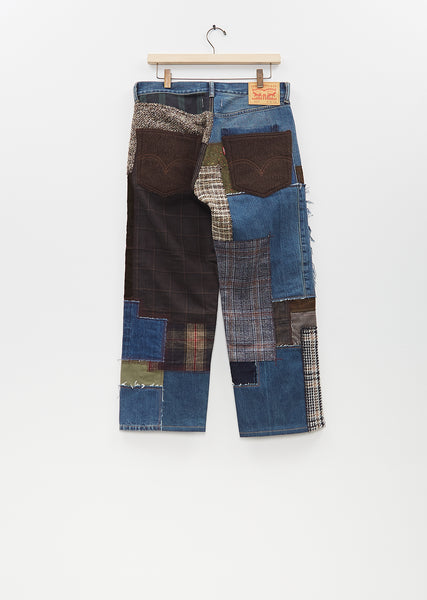 Levis Patchwork Denim La Garçonne