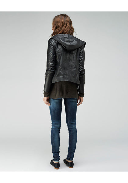 HELMUTHelmutLangHoodedLeatherJ HELMUTHelmutLangHoodedLeatherJ