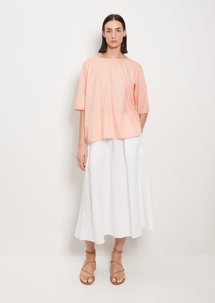 Keya Cotton Tee Shirt — Papaya – La Garçonne