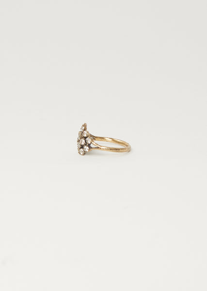 VSL Tsubu Ring Cluster — Yellow Gold – La Garçonne