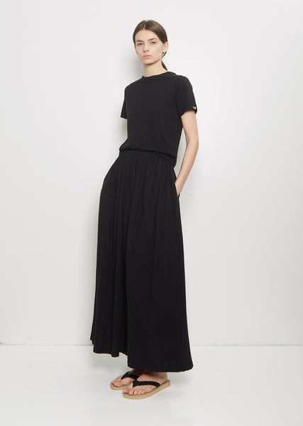 n°267 Tina Cotton Cashmere Top — Raven – La Garçonne