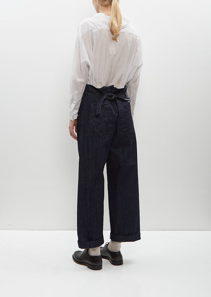 Back String Waist Overalls – La Garçonne