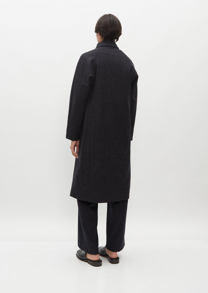 Collection Wool Grid Coat – La Garçonne