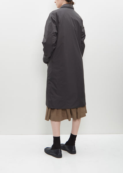 Entasis Insulated Mac Coat – La Garçonne