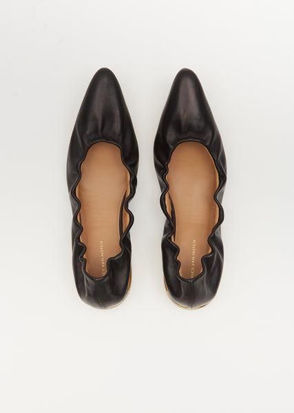 Pointy Ballerina — Black – La Garçonne