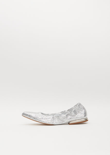 Pointy Ballerina — Silver – La Garçonne