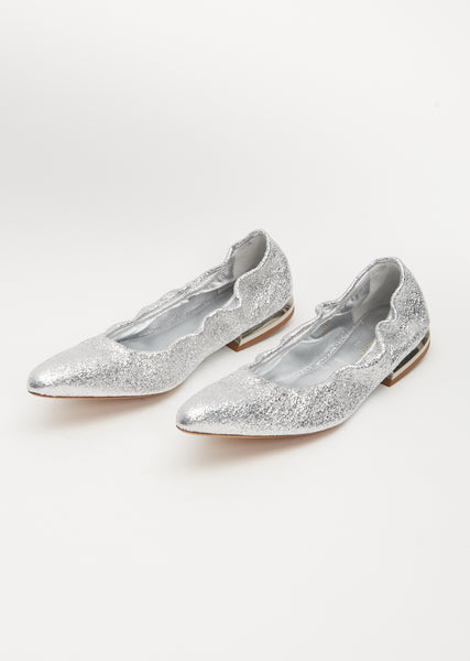 Pointy Ballerina — Silver – La Garçonne