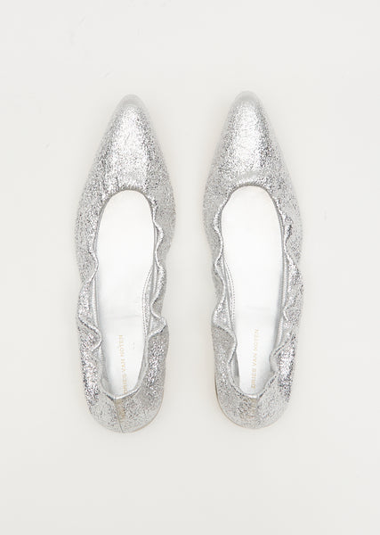 Pointy Ballerina — Silver – La Garçonne