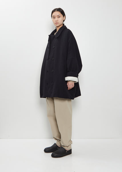 Triangle Cashmere Wool Coat – La Garçonne