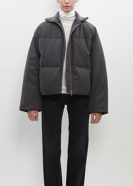 Flannel Puffer Jacket – La Garçonne