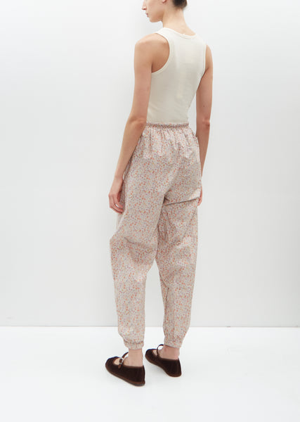Jethro Cotton Joggers — Multi Floral – La Garçonne