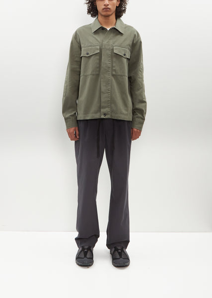 Drawcord Jacket — Uniform Green – La Garçonne