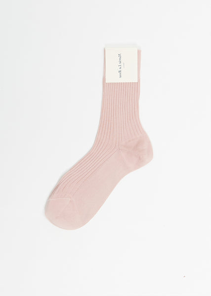 Bio Socks — Pale Pink – La Garçonne