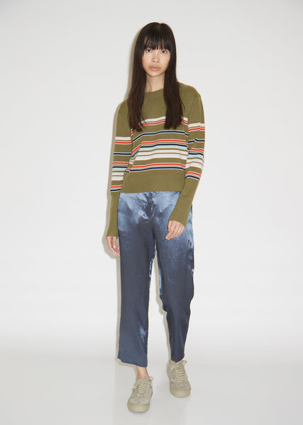 Freddy Wool and Cashmere Striped Cropped Sweater by Sies Marjan- La ...