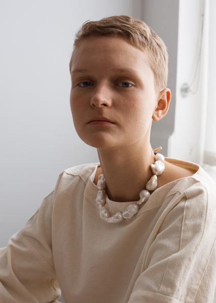 Large Baroque Pearl Collar – La Garçonne