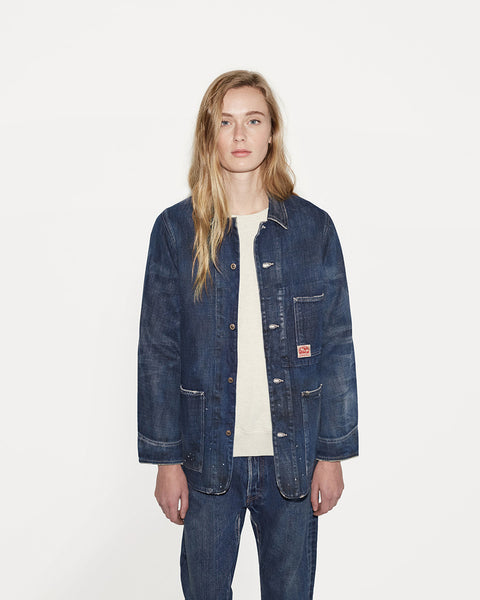 Unisex Denim Work Jacket by Chimala - La Garçonne