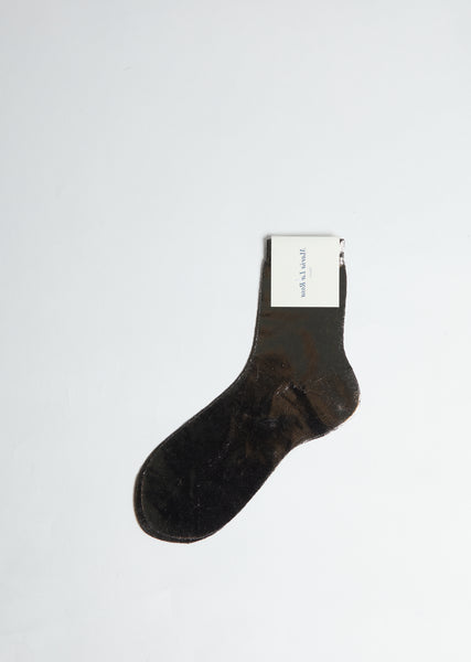 One Ankle Iridescent Socks — Bruno – La Garçonne