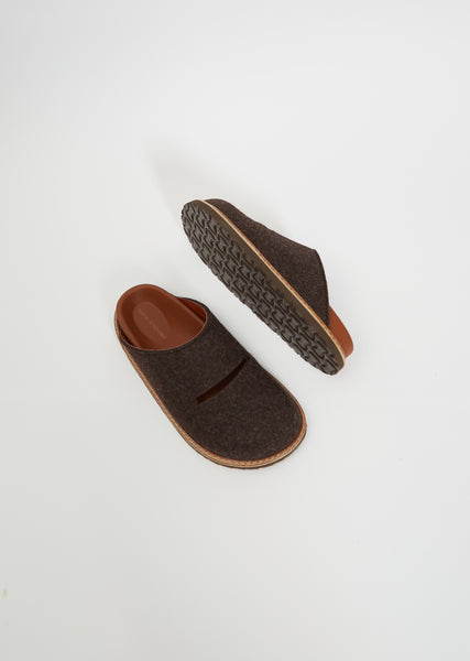 Flora Felted Wool Mules – La Garçonne