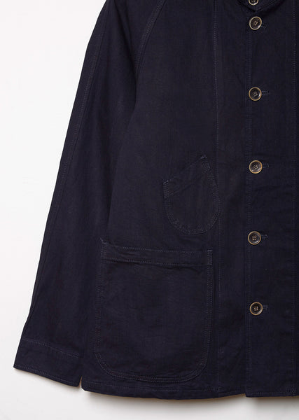 Unisex Indigo Railroad Jacket by Chimala - La Garçonne