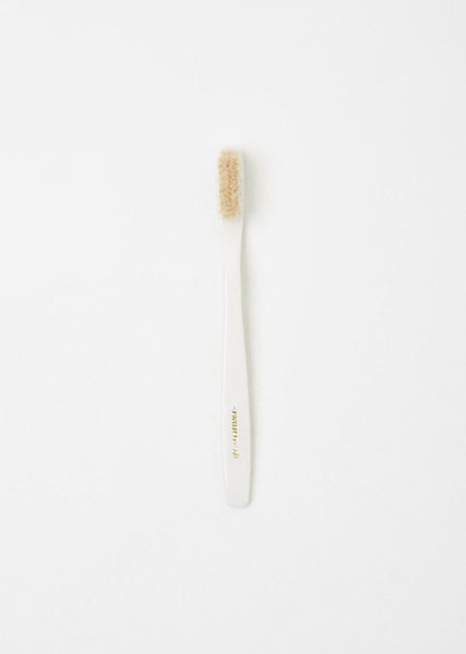 White Horn Toothbrush by Swissco - La GarÁonne – La Garçonne