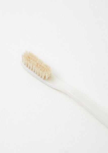 White Horn Toothbrush by Swissco - La GarÁonne – La Garçonne