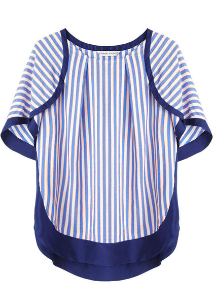 Contrast Stripe Top – La Garçonne